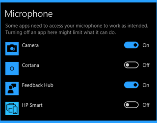 Which Windows 10 Apps Access my PC Microphone?