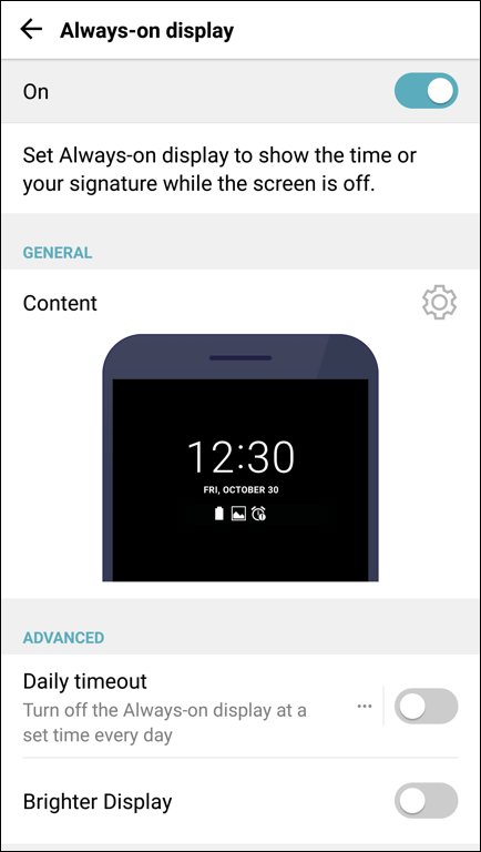 Save Android Battery by Snoozing your Always On Display?