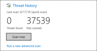 Run an Anti-Virus Quick Scan in Windows 10?