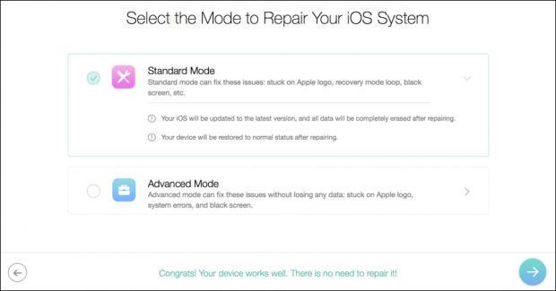 Recover from a failed iOS12 iPhone Update with PhoneRescue