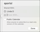 How to Share a Calendar with Apple iCal Calendar?