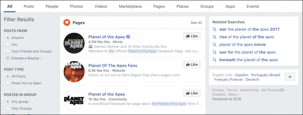 Search Facebook for Old Posts and Updates?