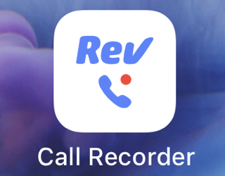 Record your iPhone Calls with Rev Call Recorder