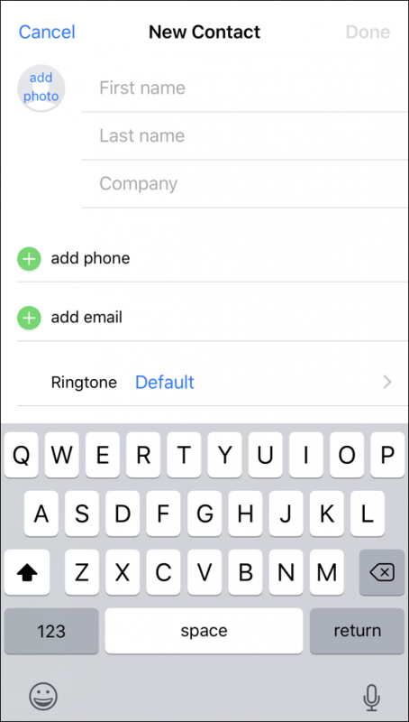 How to Correctly Add Contacts to your iPhone