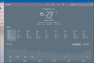 Set Windows 10 Weather to the Correct Location?