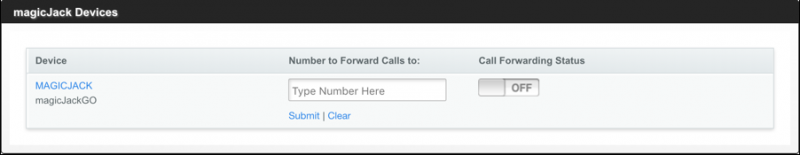 How do I set up my MagicJack phone number account?