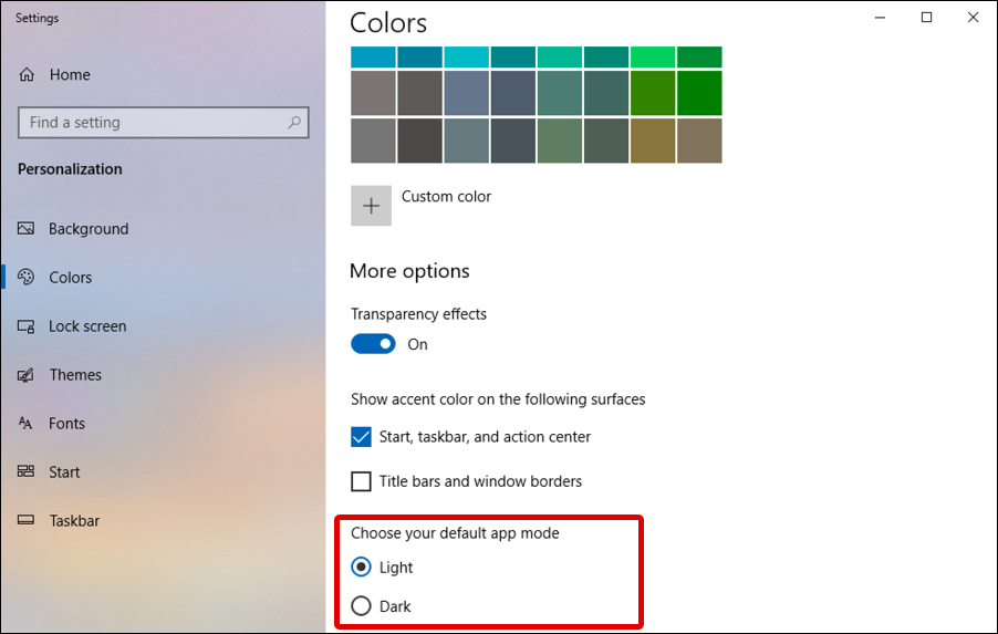Change File Explorer to Dark Mode in Windows 10?