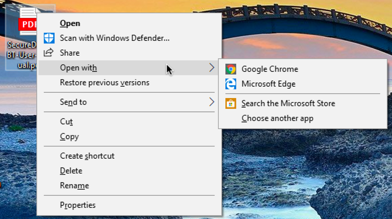 Set Adobe Reader as Default PDF Program in Windows?