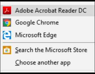 Set Adobe Reader as Default PDF Program in Windows?