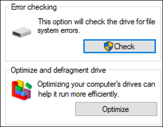 Verify Disk and File System Integrity on Windows 10?