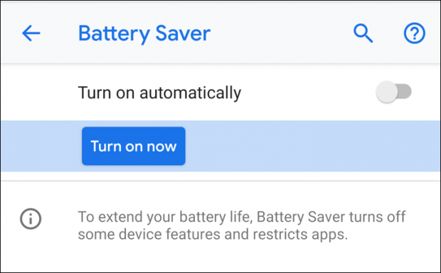 Stretch Your Android Battery with Battery Saver?