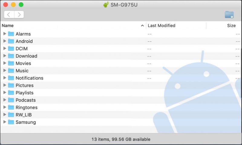 Access Android Phone Files from a Mac System?