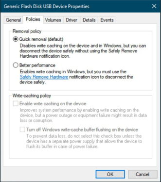 Improve USB Flash Drive Performance in Windows?