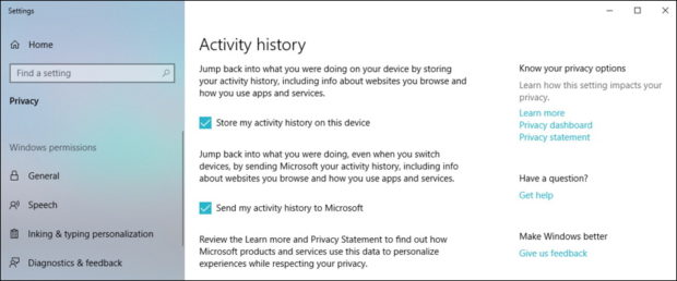 How do I get started using Windows 10 Timeline?