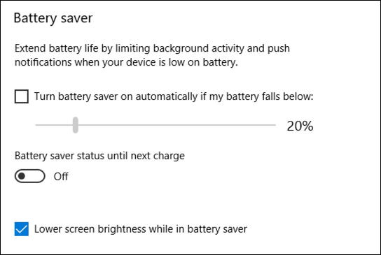 Make the battery last longer on my Windows 10 laptop?