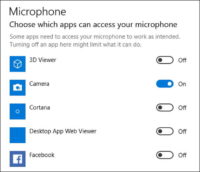 Control Which Apps are Accessing my Microphone in Windows?