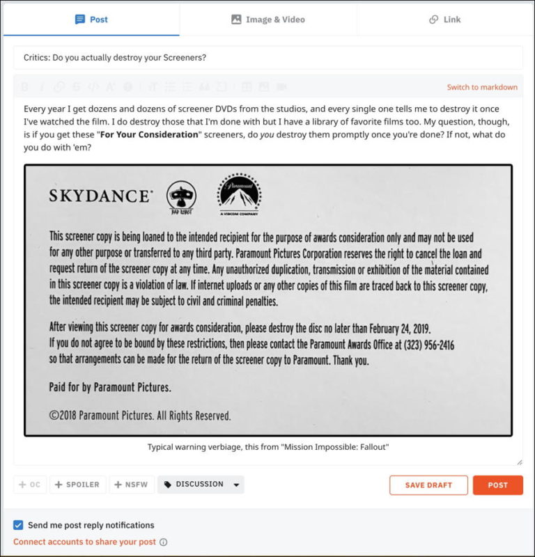 How to Post Articles in a Specific Reddit Group (Subreddit)?