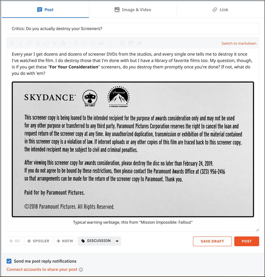 How to Post Articles in a Specific Reddit Group (Subreddit)?