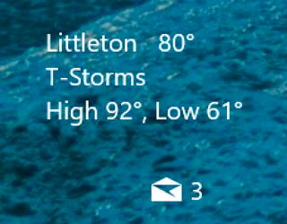 Windows 10 Login Screen: Weather Location?