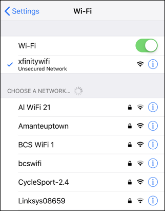 Check Connected Wi-Fi Network on an iPhone?