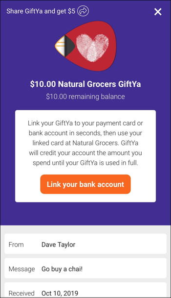 Gift Card Giving Improved with GiftYa