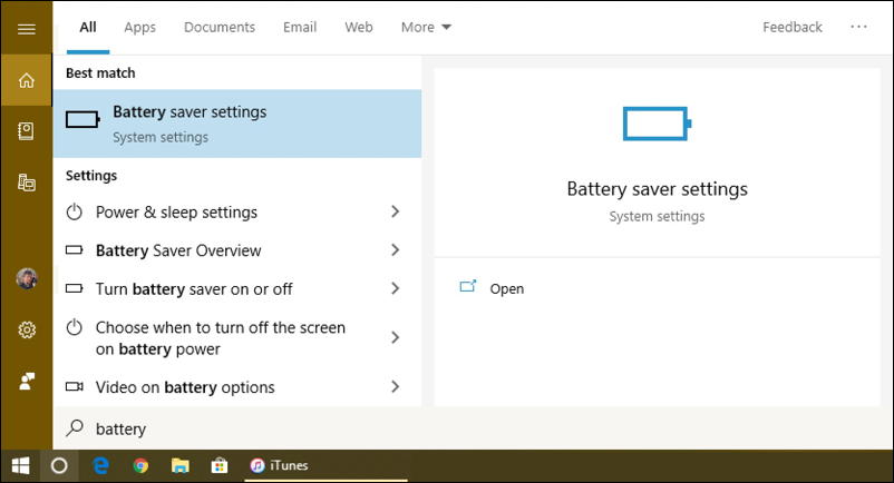 What Apps are Using Up My Windows 10 PC Battery?