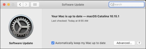 How to Force a System Update in MacOS X 10.15 Catalina?