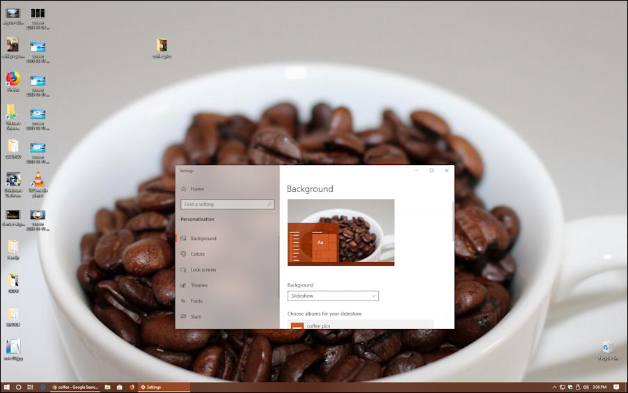 Create Custom Wallpaper Collection in Windows 10?