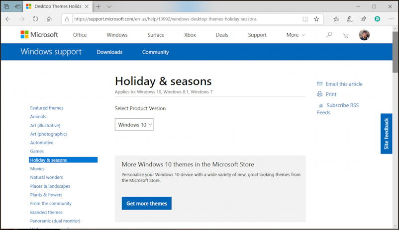 How Can I Add a Christmas Desktop Theme to my Windows PC?