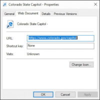 How Do I Customize Web Shortcut Icons in WIn10?