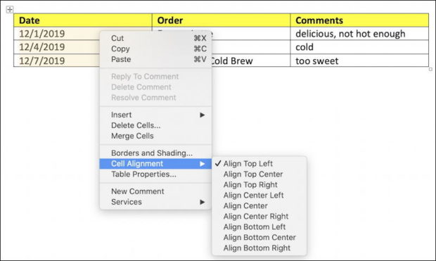 How Can I Format a Table in Microsoft Word?
