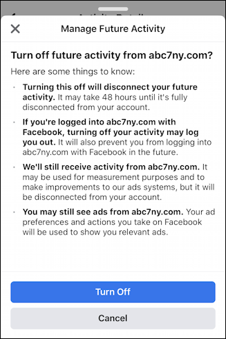 Find and Delete Your Off-Facebook Activity Log?