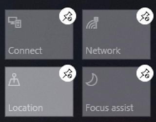 Add Quick Action Buttons to Windows 10 Notifications Area?