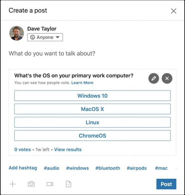 How Can I Create a Poll on LinkedIn?