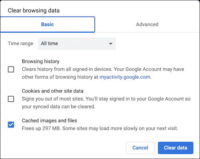 How do I “Clear Site Cache and Cookies” for a Web site in Chrome?