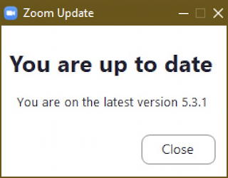 Check to Ensure Zoom Is the Latest Version on PC?