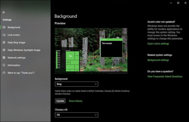 How to Identify Dynamic Bing Wallpaper Desktop in Windows 10?