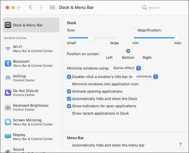 How Can I Customize the Control Center in MacOS 11 “Big Sur”?