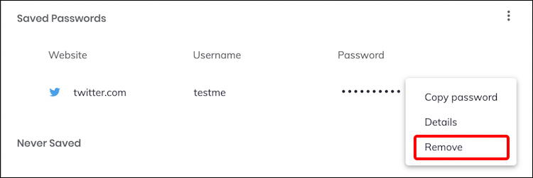 How to Delete Incorrect Saved Passwords in Brave?
