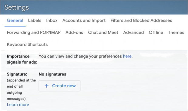 Easiest Way to Have an Automatic Signature In Email?