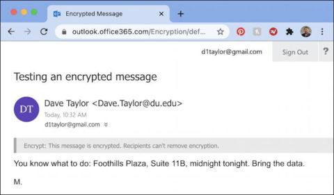 How Can I Send Encrypted Messages in Outlook?