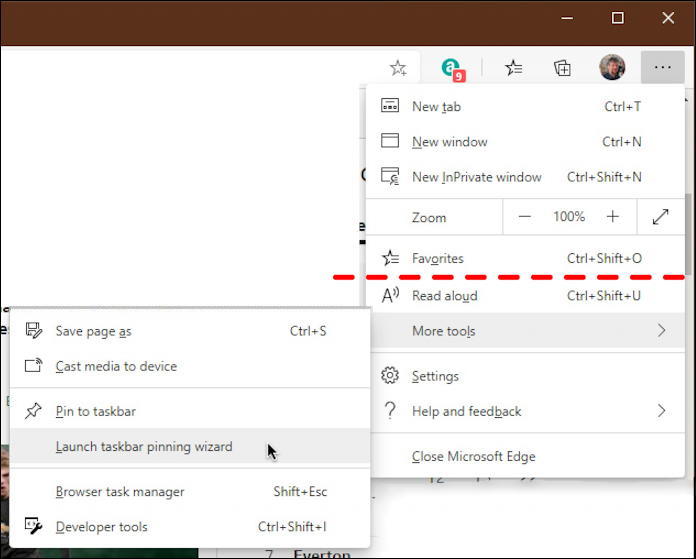 Can I “Pin” Web Sites onto my Taskbar For Quick Access?