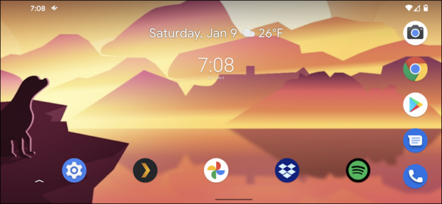 How Can I Rotate My Android Phone Home Screen to be Horizontal?