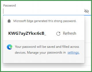 Can I Have Microsoft Edge Suggest Strong Passwords?