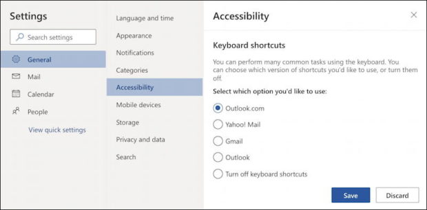 How to Enable Keyboard Shortcuts in Outlook.com