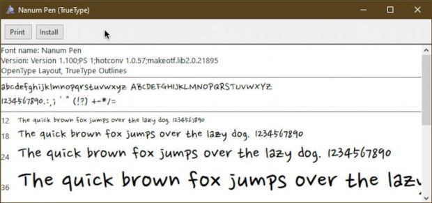 How To Add New Script Fonts to Windows 10?