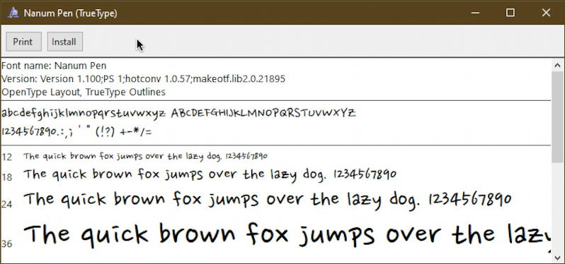 How To Add New Script Fonts to Windows 10?