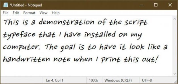 How To Add New Script Fonts to Windows 10?