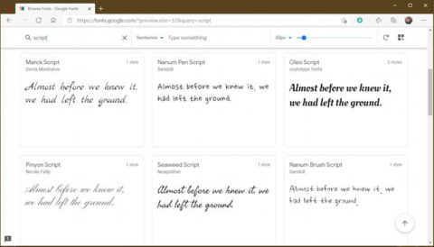 How To Add New Script Fonts to Windows 10?