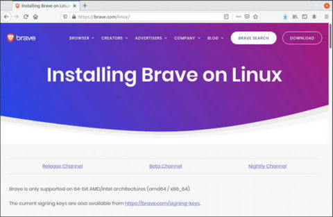 How Do I Add Brave Web Browser to my Ubuntu Linux System?